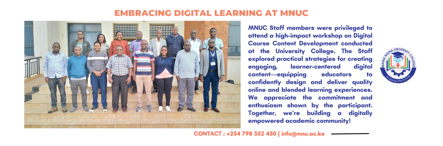 HOME - Mama Ngina University College