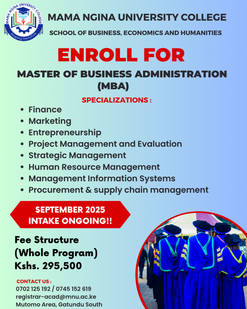 HOME - Mama Ngina University College