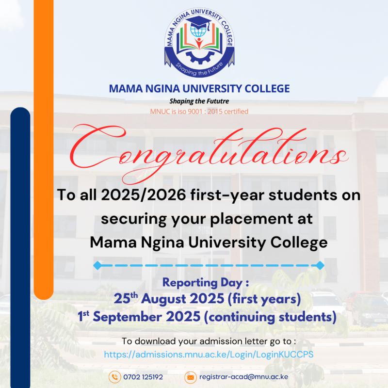 HOME - Mama Ngina University College